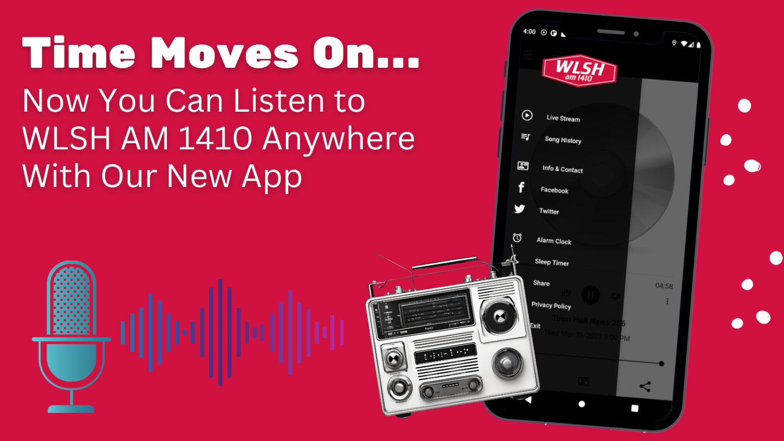 Nostalgia Radio WLSH-AM 1410 | The Station You Grew Up With